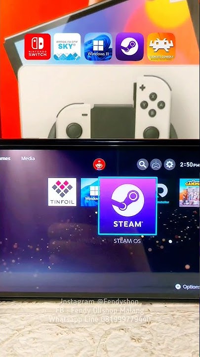 Cara cfw nintendo switch oled bisa windows steam ultimate atmos sky 4.0+ | kiriman dari ...