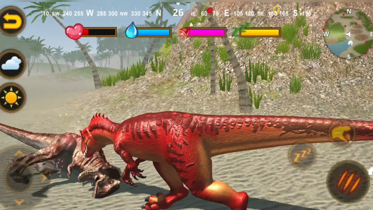Best Dino Games - Talking Allosaurus Android Gameplay - YouTube