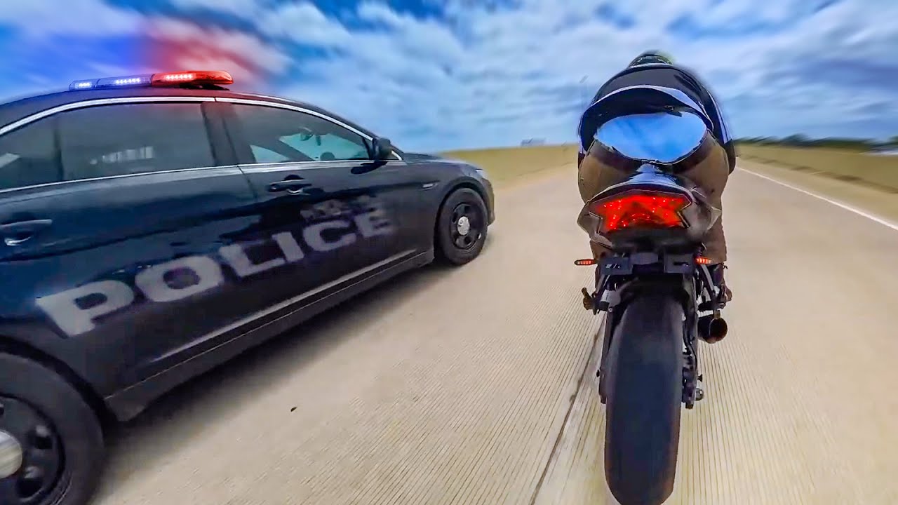 INTENSE POLICE vs BIKER CHASE | HORRIFIC, EPIC & CRAZY MOTORCYCLE ...