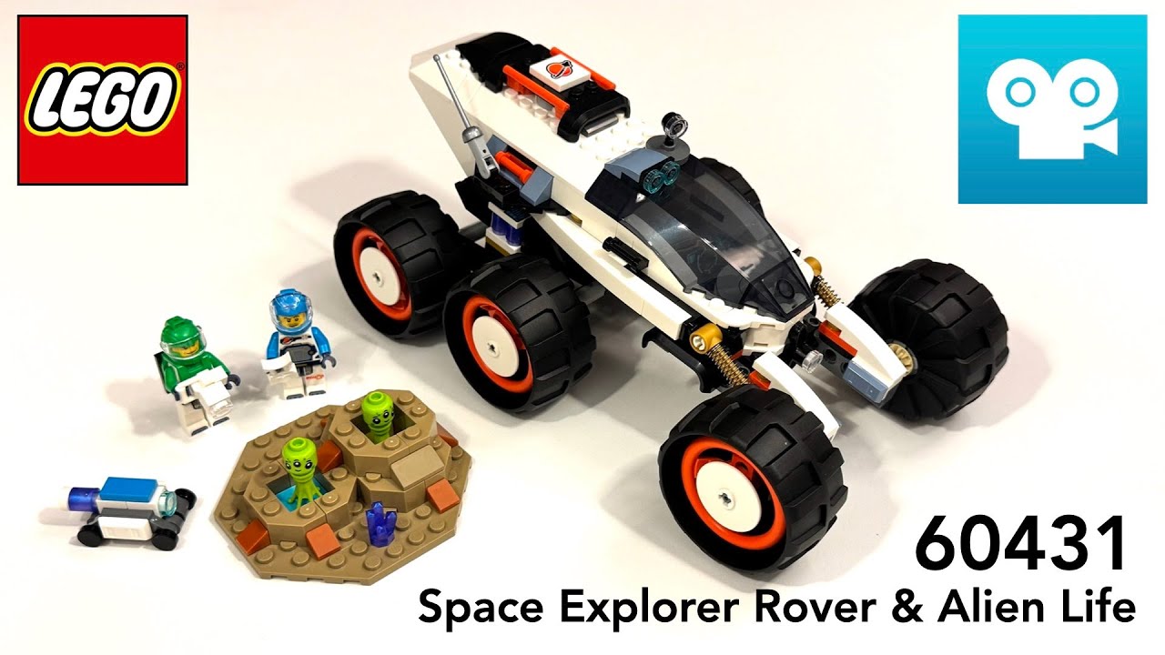 LEGO 60431 Space Explorer Rover and Alien Life - Stop Motion Build - 4K ...
