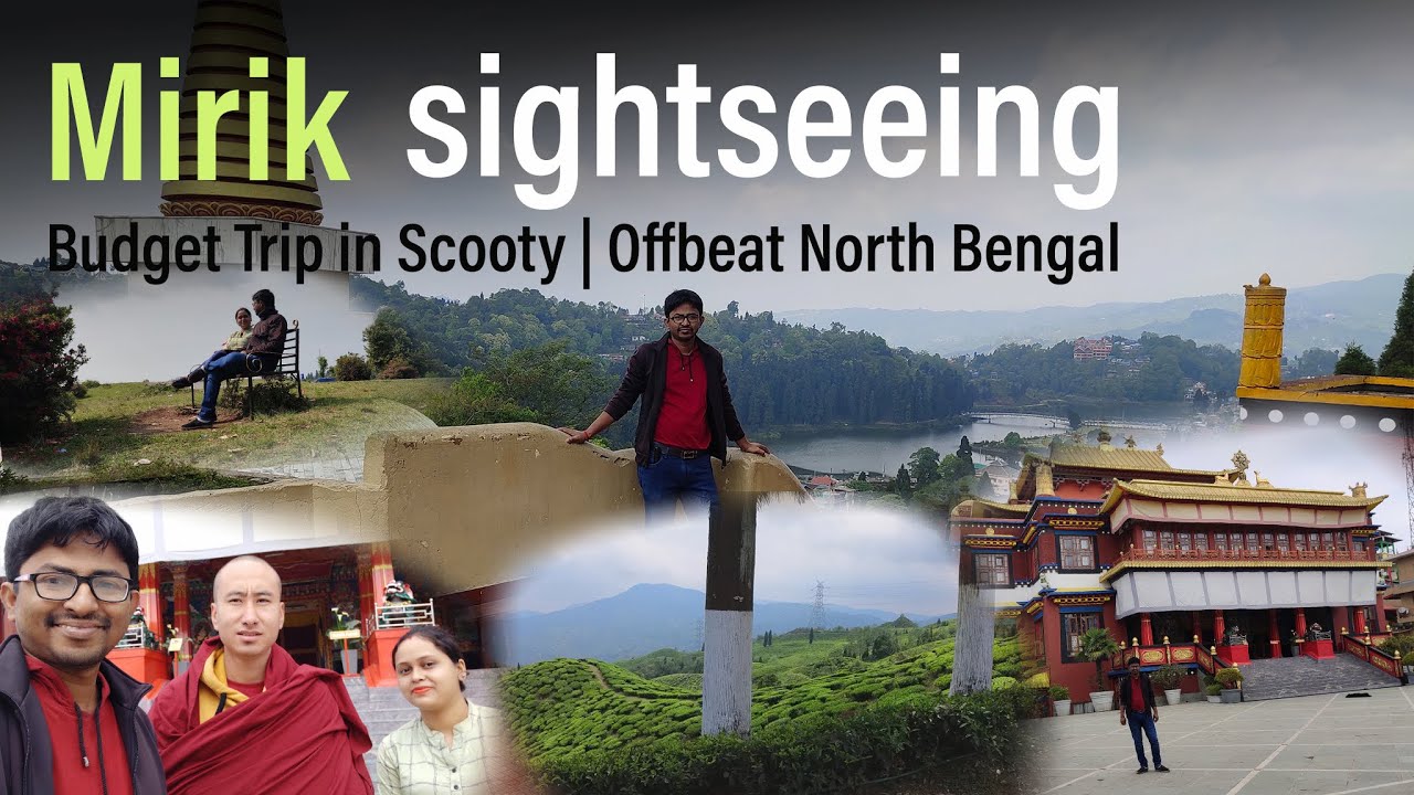 Mirik Sightseeing in Rented Scooty | Mirik Lake, Swiss Cottage, Helipad ...