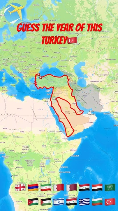 Guess the year of this Turkey #country #history #map #ww1 - YouTube