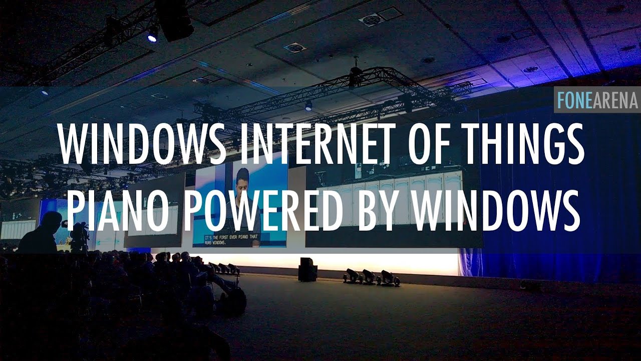 Windows Internet Of Things - Piano powered by Windows - YouTube