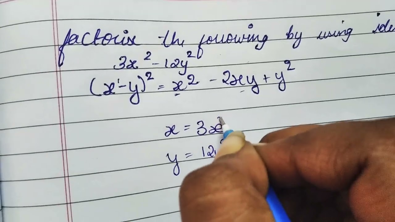 Factorise 3x 2 12y 2 In Easy Method Shorts Viedo Maths factorise-3x-2-12y-2-in-easy-method-shorts-viedo-maths
