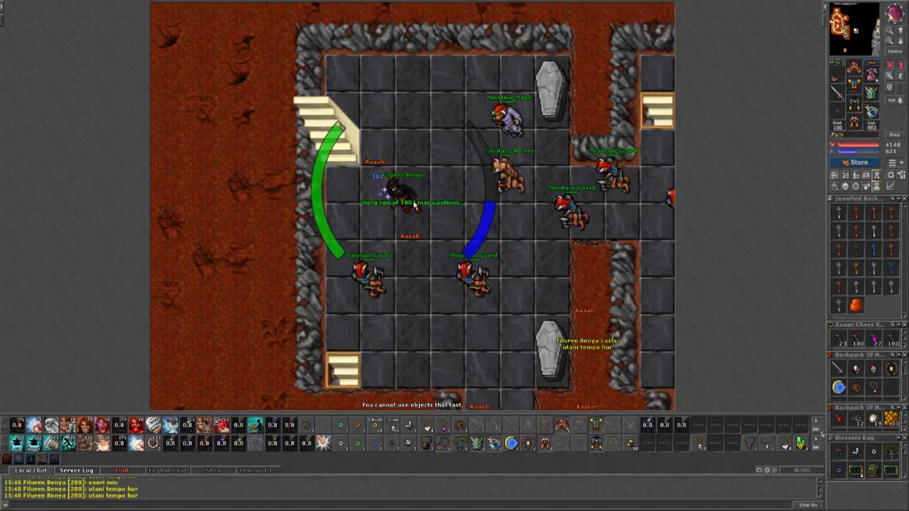 Tibia PK escape routes - Darashia - Cults of tibia - YouTube