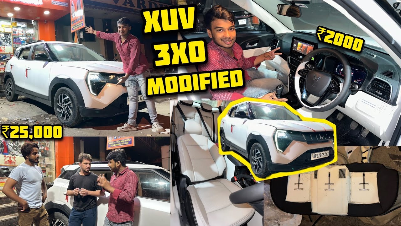 New Mahindra XUV 3XO Modification with Price Mahindra Genuine ...