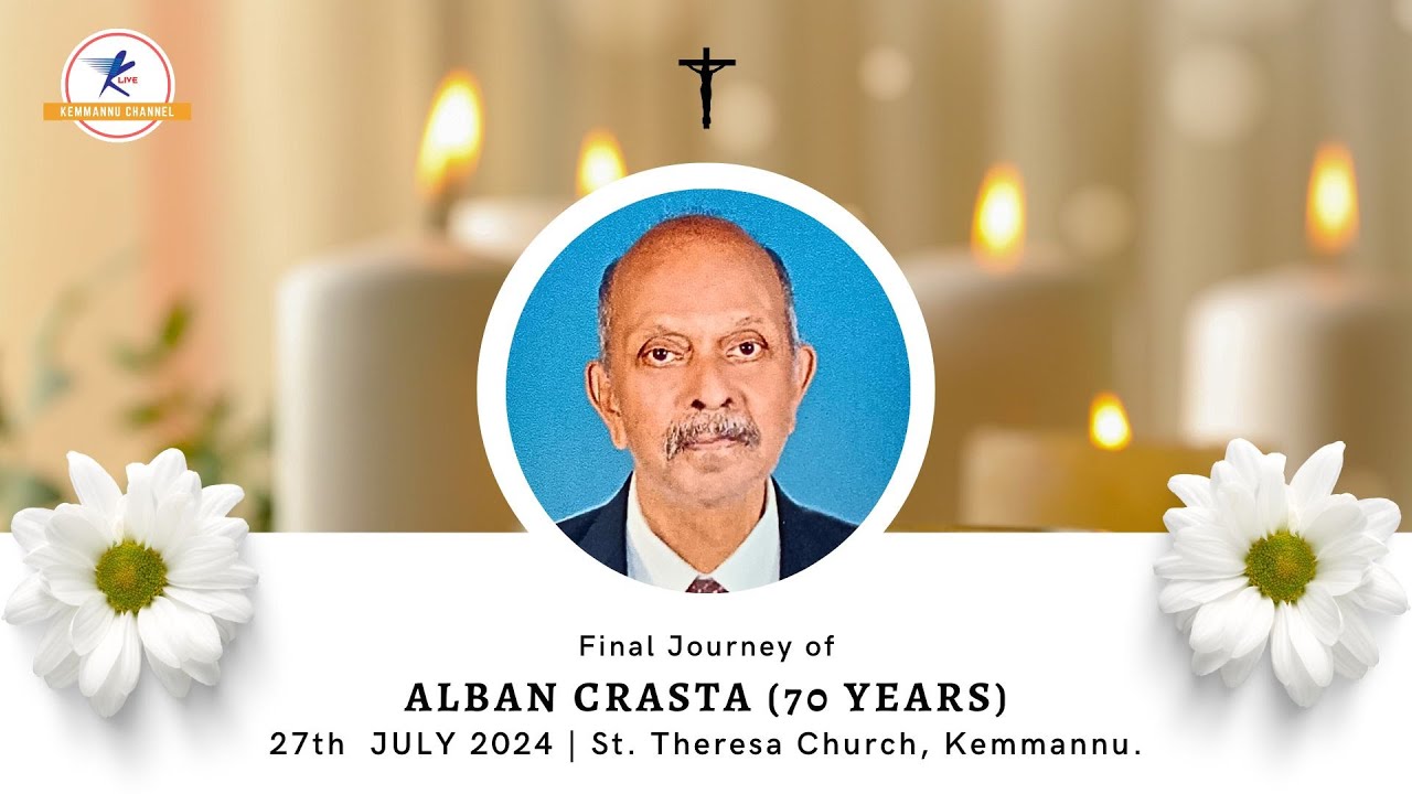 Final Journey of Alban Crasta (70 years) | LIVE from Kemmannu | Udupi ...