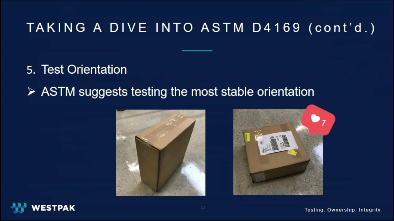 WESTPAK Medical Device Package Distribution Testing per ASTM and ISTA ...