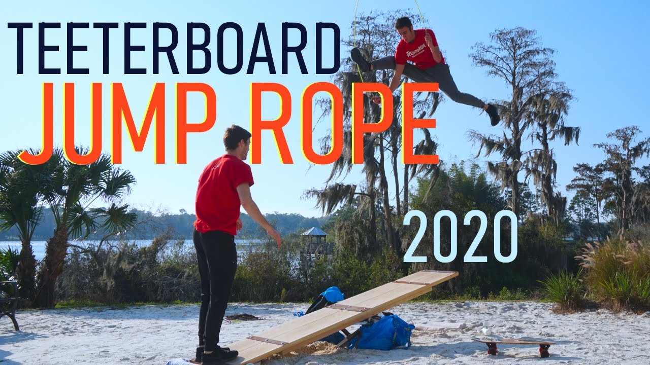 JUMP ROPE on a Giant See-Saw - YouTube