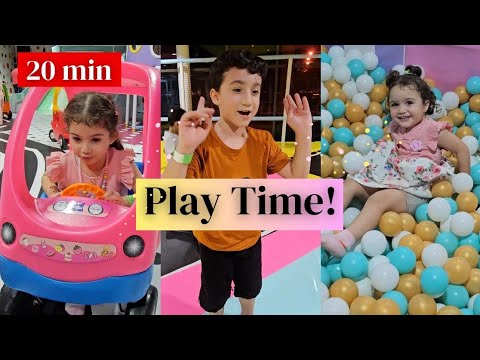 Rayyan and misk and wasan plays at indoor playground family fun play ...
