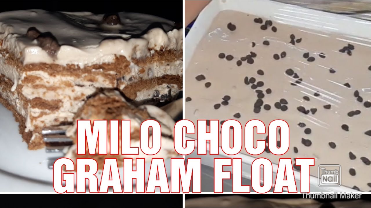 Milo Choco Graham Float Recipe | Geriz Magno - YouTube
