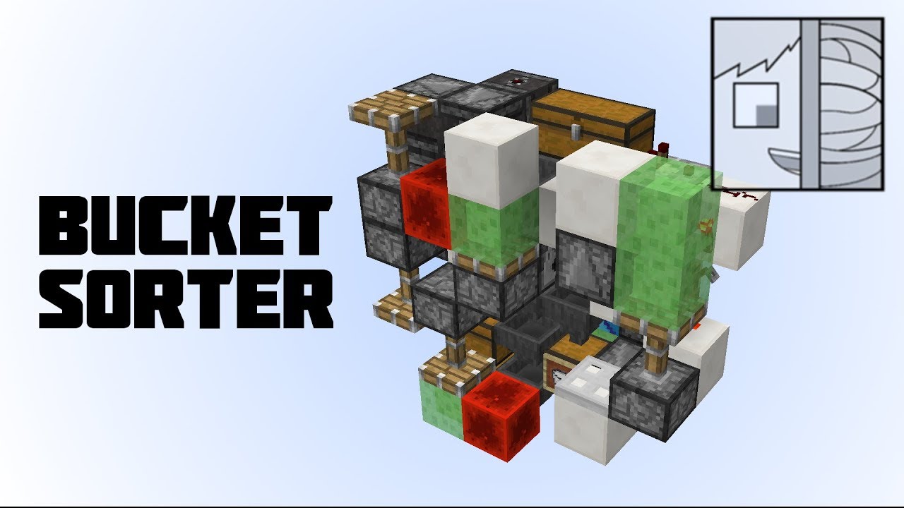 Minecraft: Bucket Sorter 1.13 [Compact] - YouTube