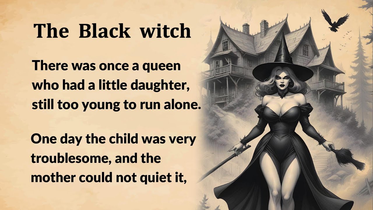 Learn English through Story Level 1 | The Black Witch - english story ...
