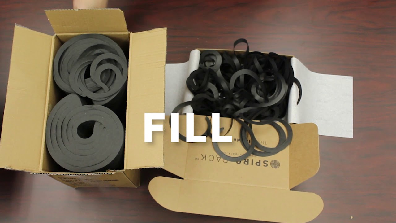 Spiro‑Pack™ Innovative Decorative Void Fill Spiral Paper Packaging ...