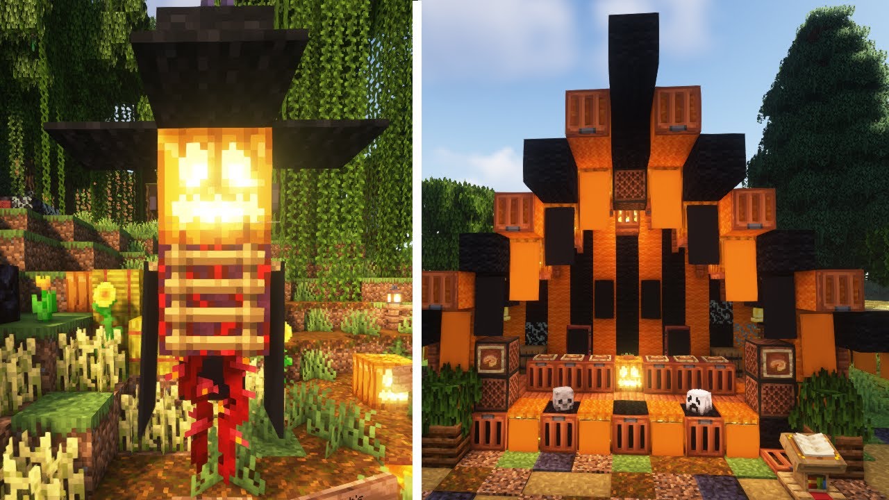 Spooky and Fun Halloween BUILD IDEAS in Minecraft - YouTube