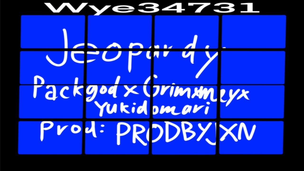 JEOPARDY - Packgod x Grimxmey x Yukidomari (Lyric Video IG) - YouTube