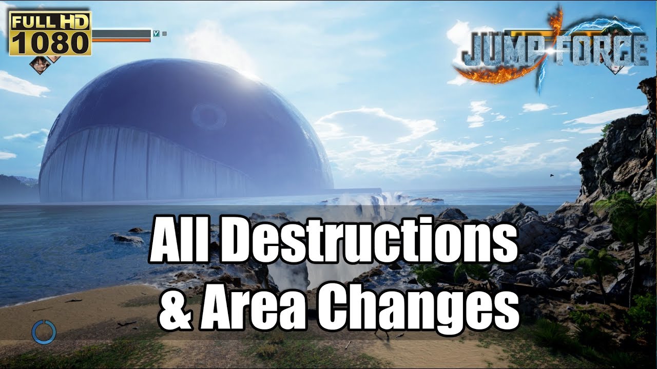Jump Force - All Destructions & Area Changes [Full HD][1080p 60fps ...