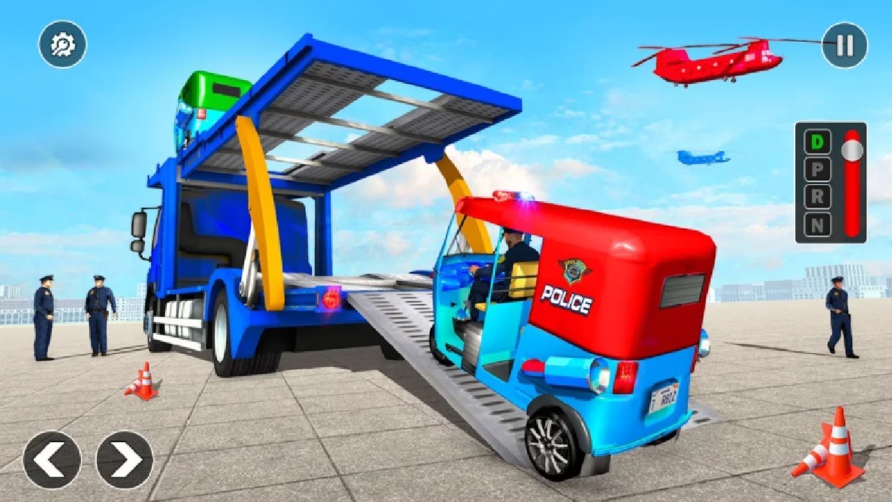 Police Tuk Tuk Transporter :Police Transport Games - Android Gameplay ...