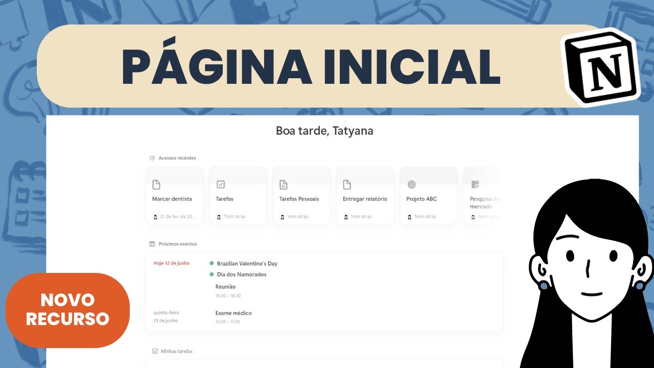 Página Inicial: Novo recurso do notion - YouTube