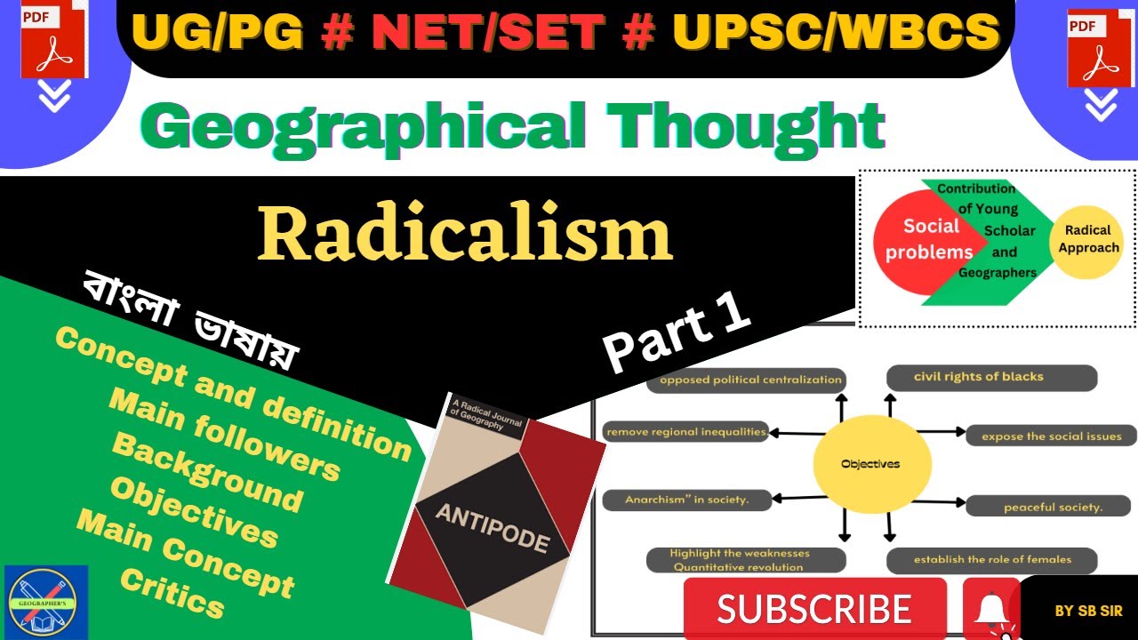 Radicalism| radical geography | Radical approach | Mulok Bhugol | মূলক ...