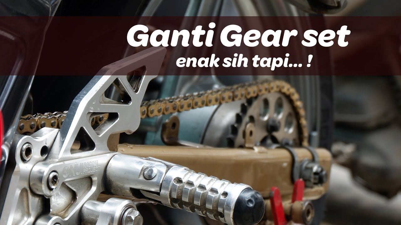 Ganti gear set Ninja RR biar lebih responsif - YouTube
