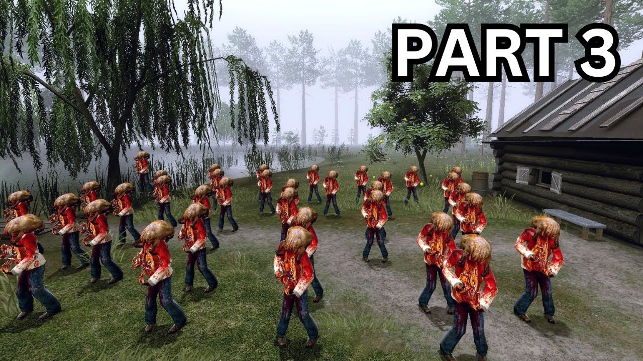 Gmod Zombie HORDE Chasing Me in Scary Woods (P3) And I'm Trying to ...