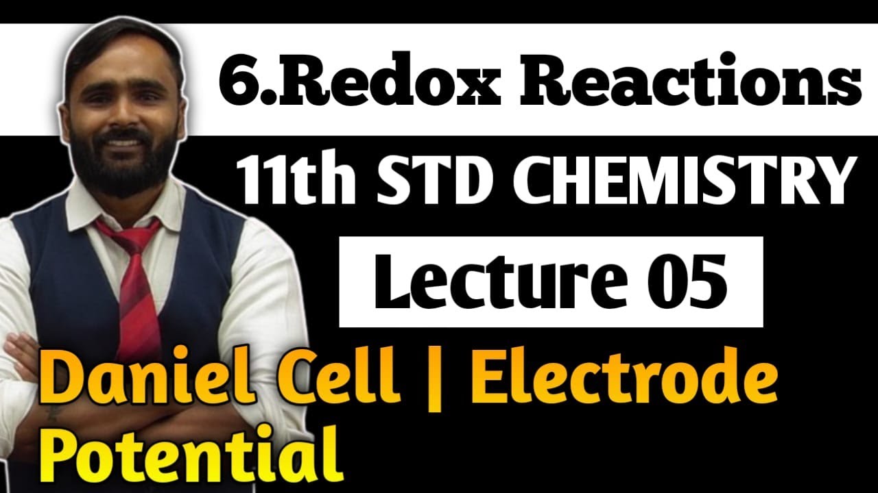 11th CHEMISTRY | 6.REDOX REACTIONS | LECTURE 05 | Daniel Cell ...