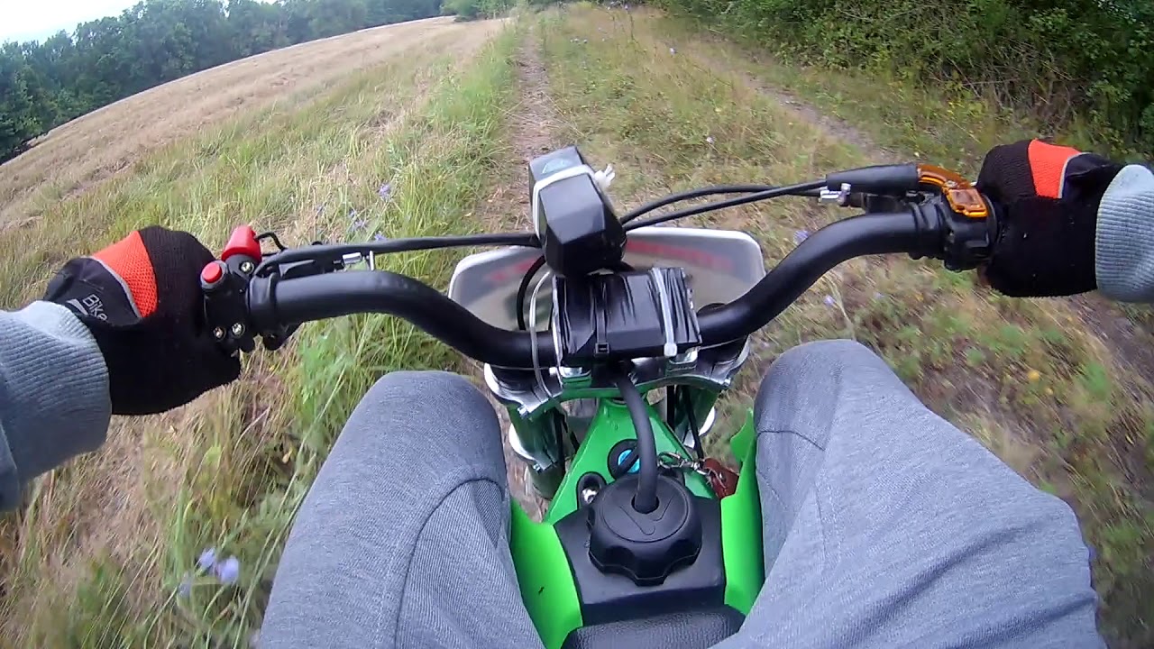 minicross 49ccm kxd 706 šport edition gopro - YouTube