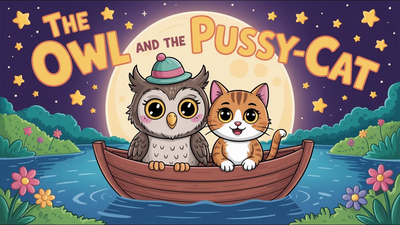 The Owl and the Pussy-Cat | Classic English Poem for Kids | Edward Lear ...