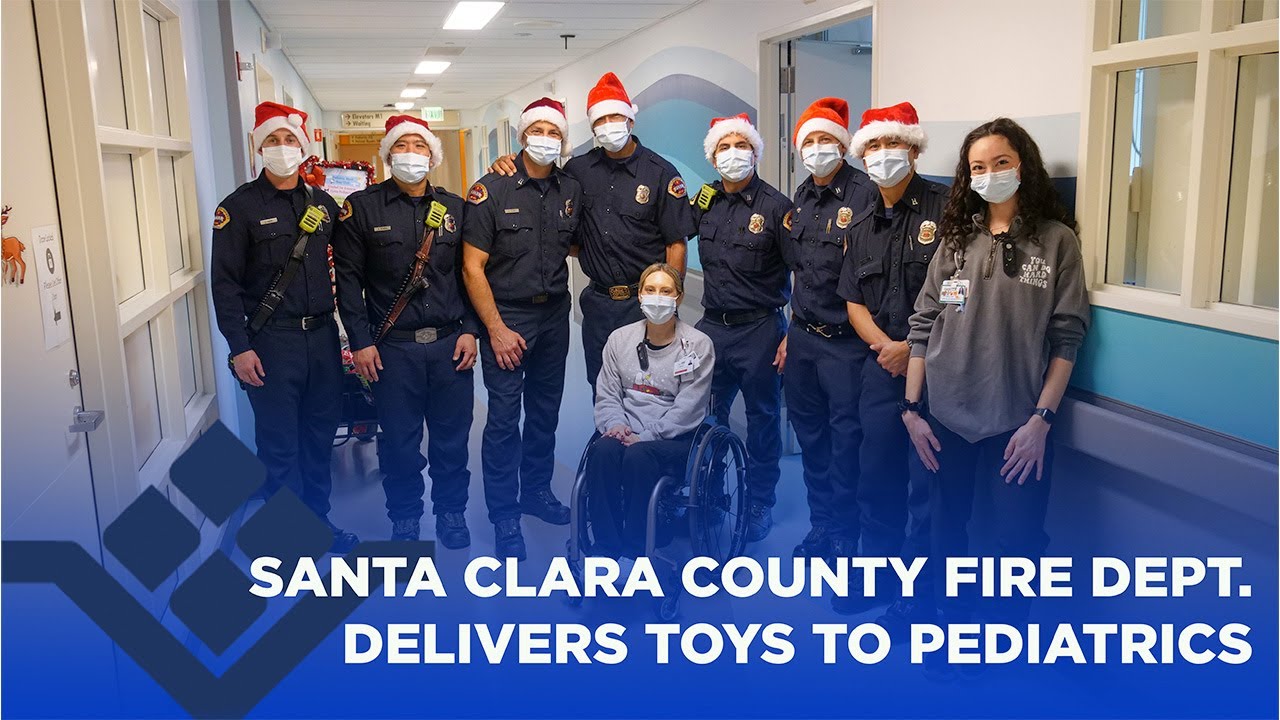 Santa Clara County Fire Department Delivers Toys to SCVMC Pediatrics ...