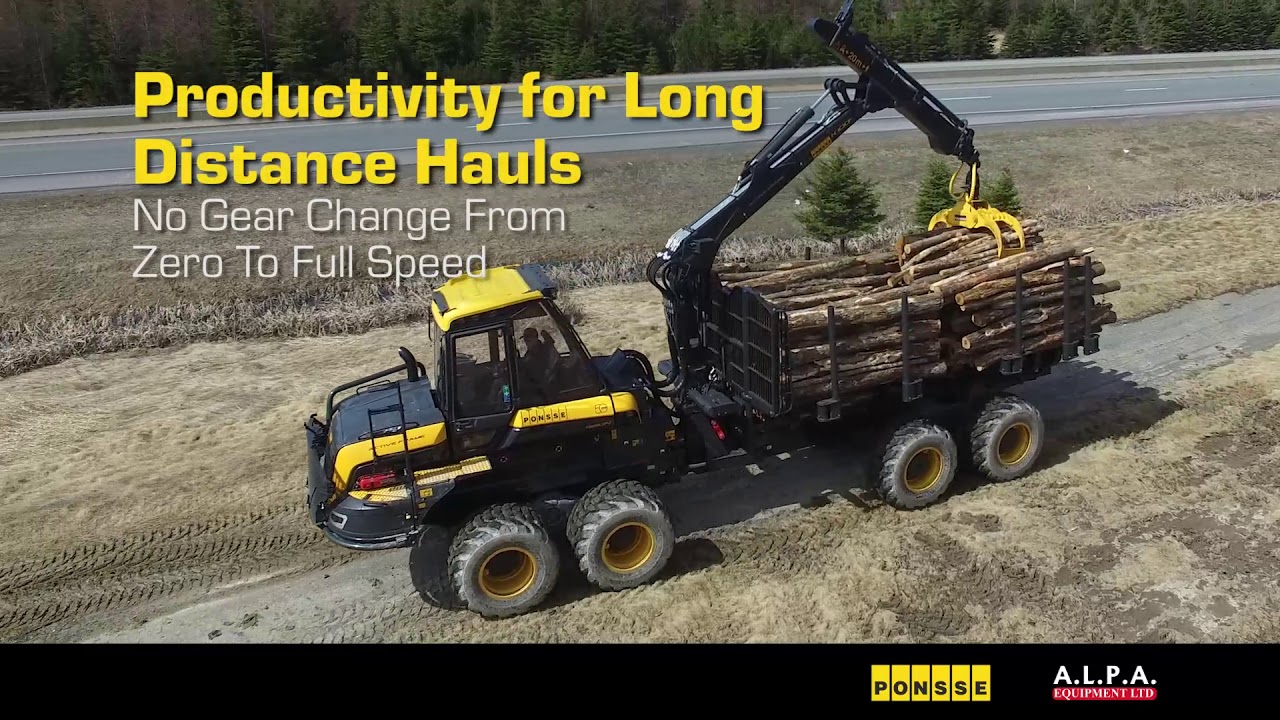 Ponsse Bison Active Frame Demo | A.L.P.A. Equipment Ltd. - YouTube