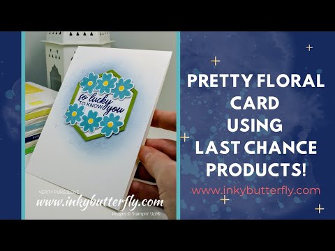 Pretty Floral Card using Last Chance Products! - YouTube