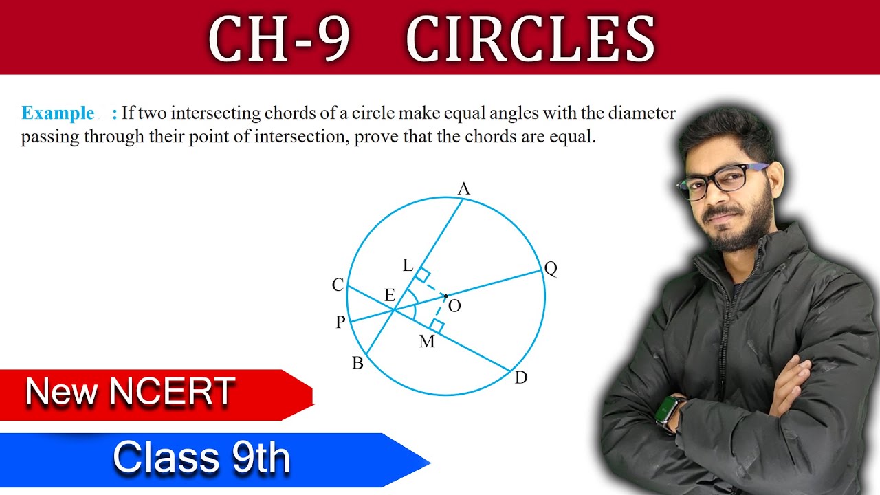 Class 9 || Example 1 Chapter 9 Circles Maths || NEW NCERT || BY RAJEEV ...