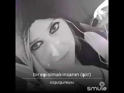 BİR EŞİ OLMALI İNSANIN