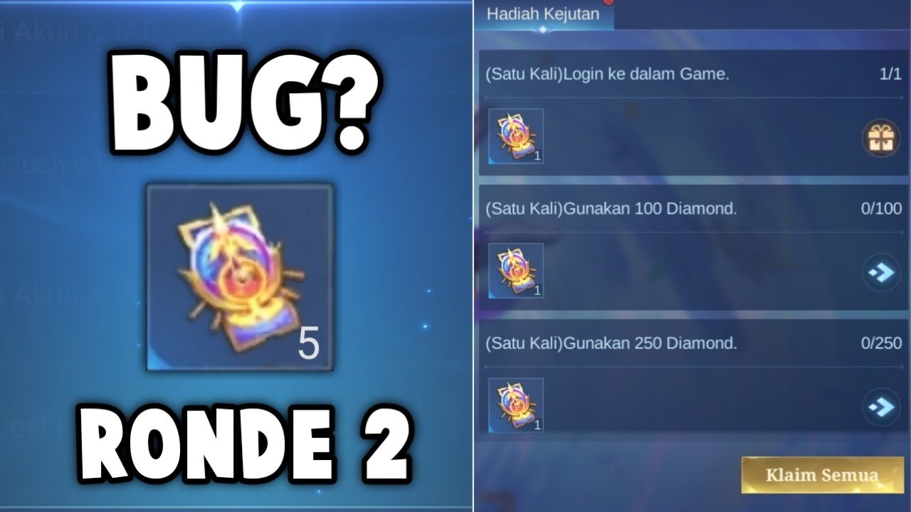 BUG TOKEN RONDE KE 2 CUMA 5 DOANG ? SERIUS KITA DI GINIIN MOONTON ...