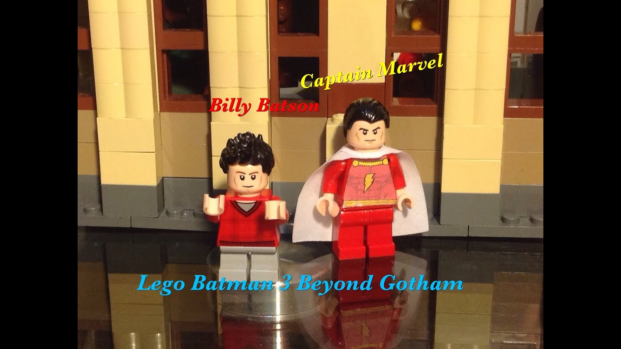 Lego Billy Batson Lego Batman 3 DC Beyond Gotham custom Captain Marvel ...