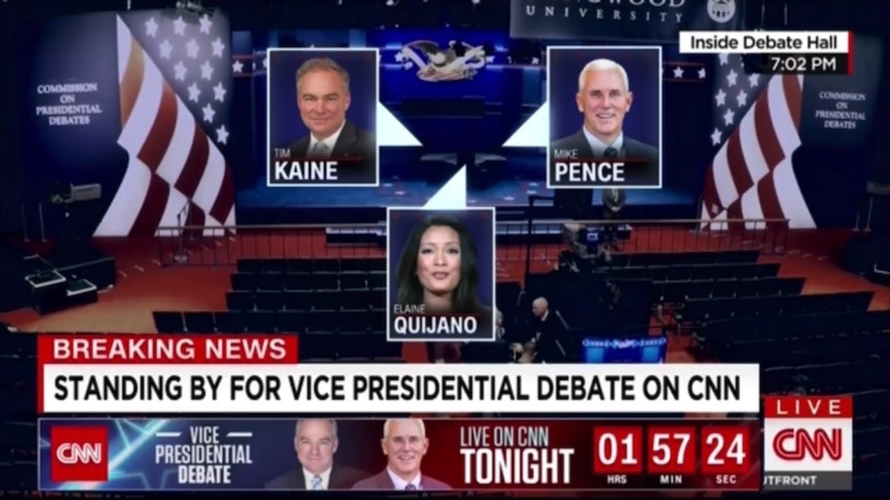 CNN: The 2016 U.S. Vice Presidential Debate Intro/Opening - YouTube