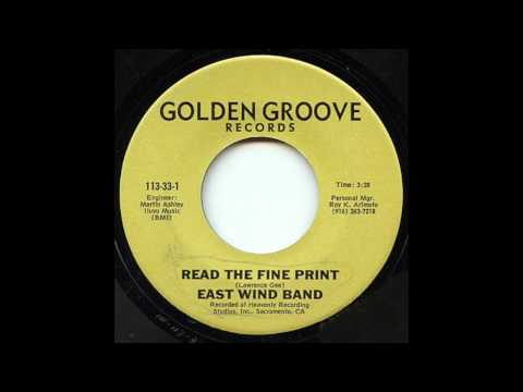 East Wind Band – Read The Fine Print – Vinyl (7", 45 RPM + 2 more ...