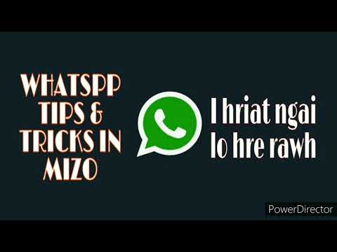 Whatsapp a i hriat ngailo thil hre rawh le,atangkai nia..