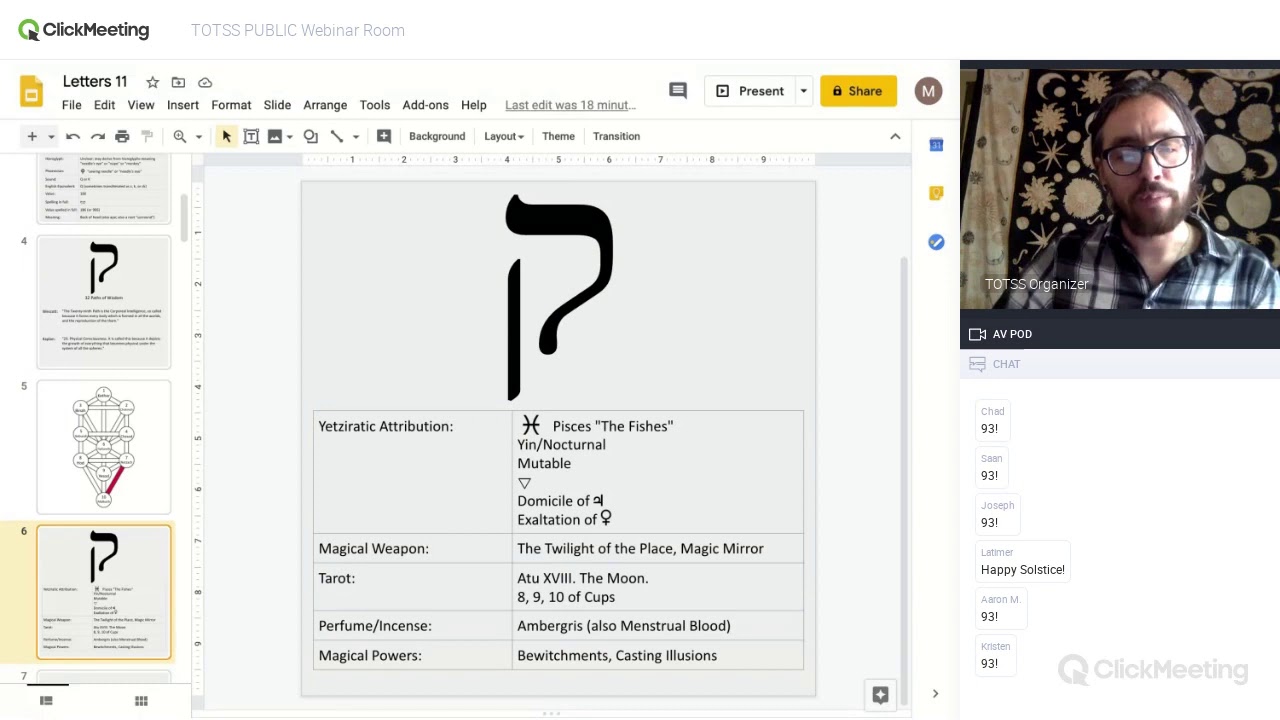 Qoph, Resh, Shin (Paths, Letters, & Correspondences #11) - YouTube