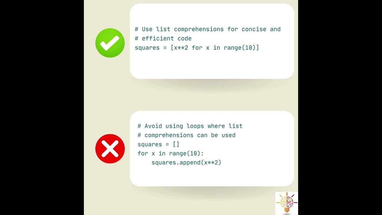 Python Best Practices: Efficient List Comprehensions #coding #programming #python - YouTube