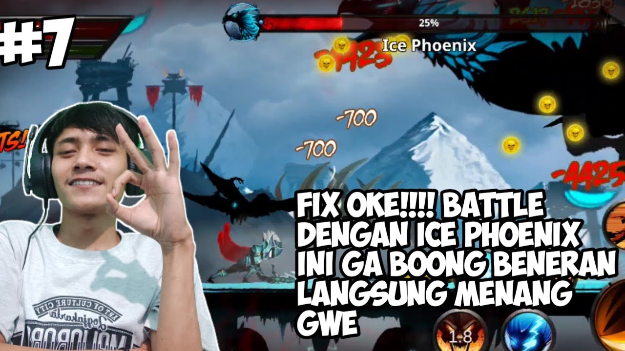 Fix Battle Melawan Ice Phoenix - Stickman Legends #7 - YouTube