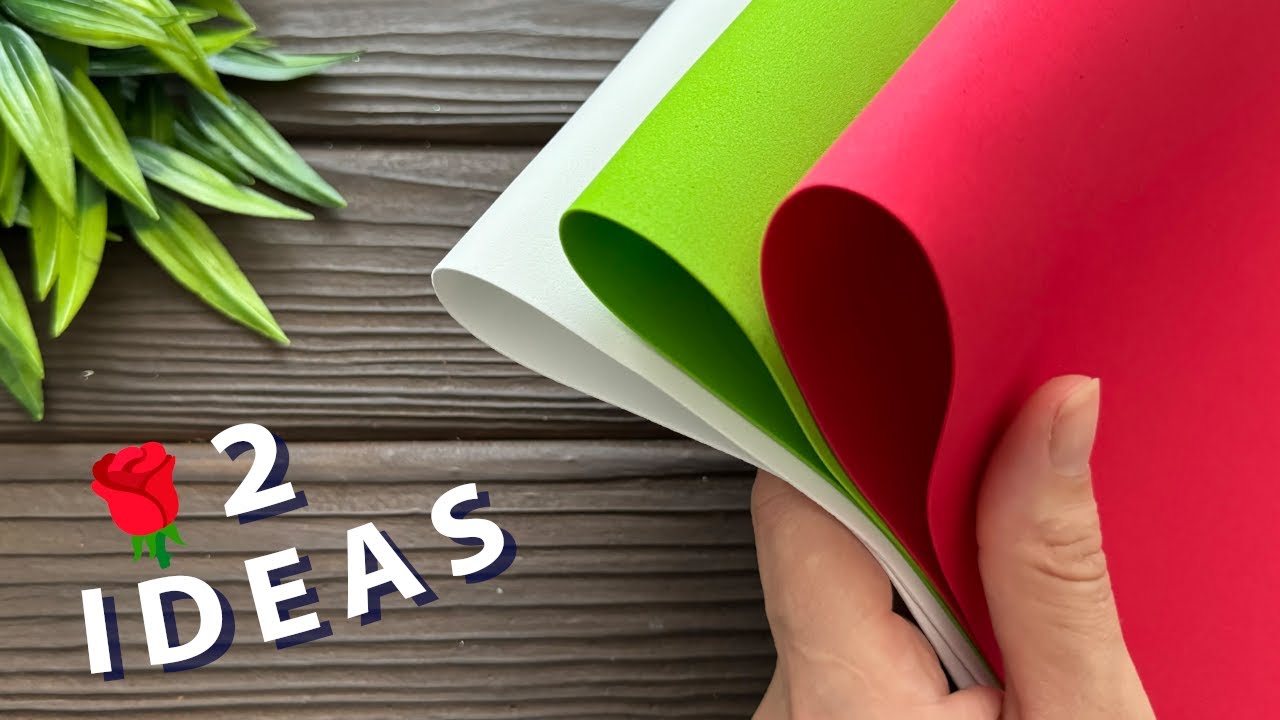 🌹2 IDEAS🌹 Amazing Craft Ideas from EVA Foam Sheet Flowers - YouTube