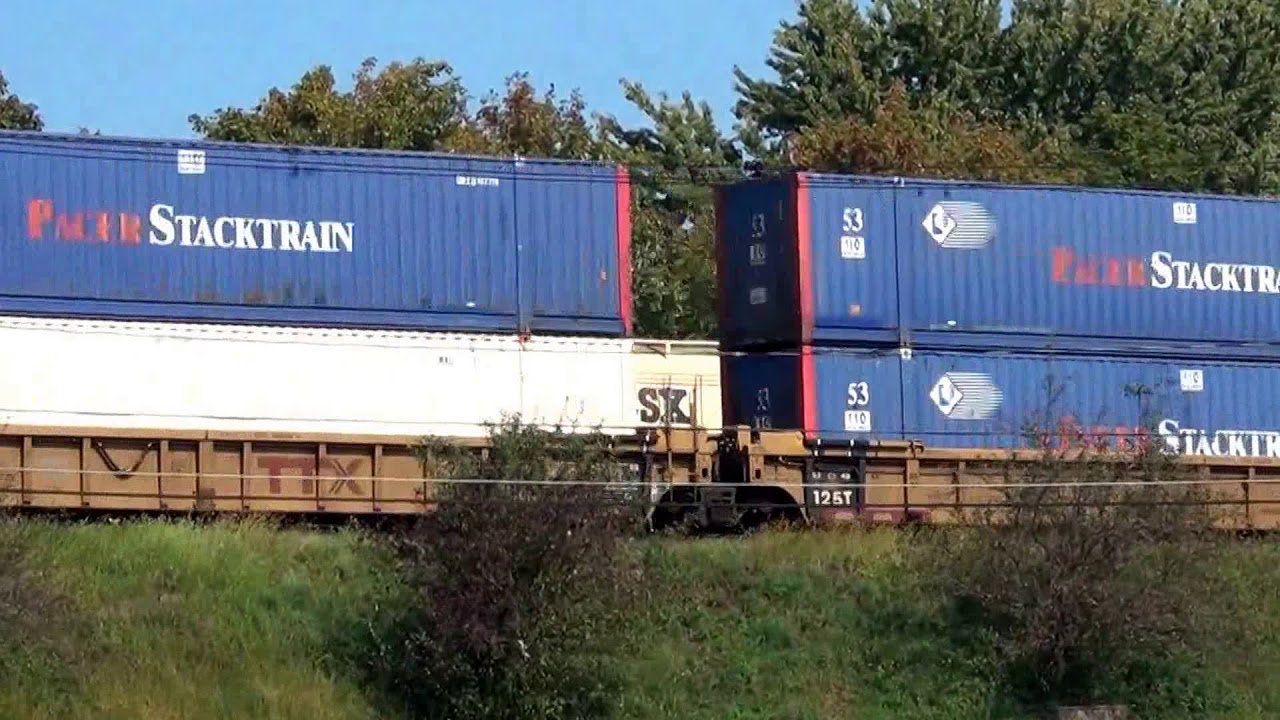 Fast 3 Engine Double Stack Train - YouTube