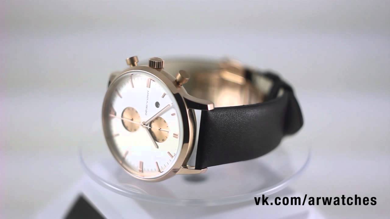 Часы Emporio Armani AR0398 - YouTube