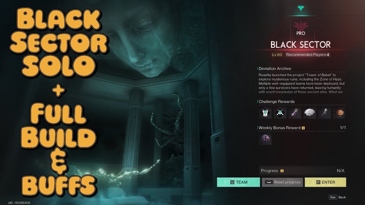 Black Sector SOLO + build and buffs - YouTube