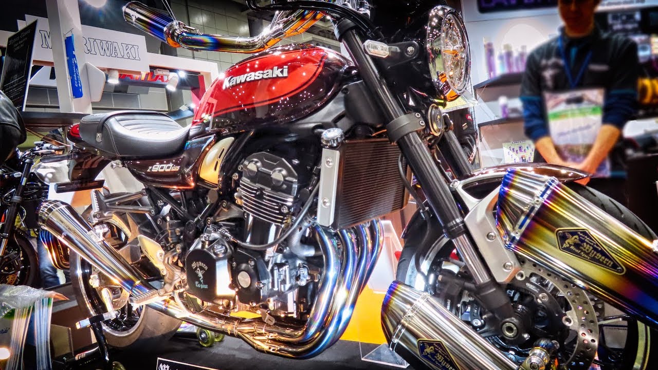 Kawasaki Z900RS Custom by r's gear - YouTube