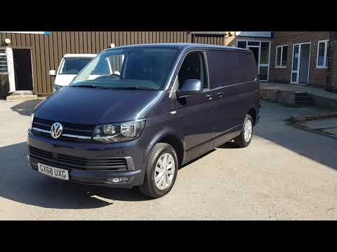 VW T6 SWB 150 DSG Starlight Blue 2018 (68) - YouTube