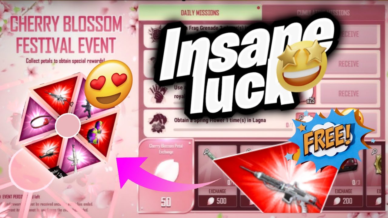 Cherry Blossom Crate Opening 😍 | Got MYTHIC OUTFITS & SKINS FOR FREE🤩 # ...