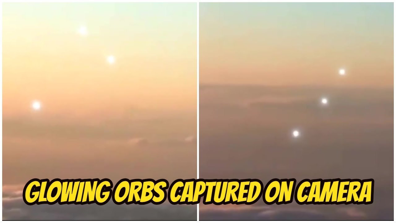 Glowing Orbs Spotted Circling Around a Commercial Plane - YouTube